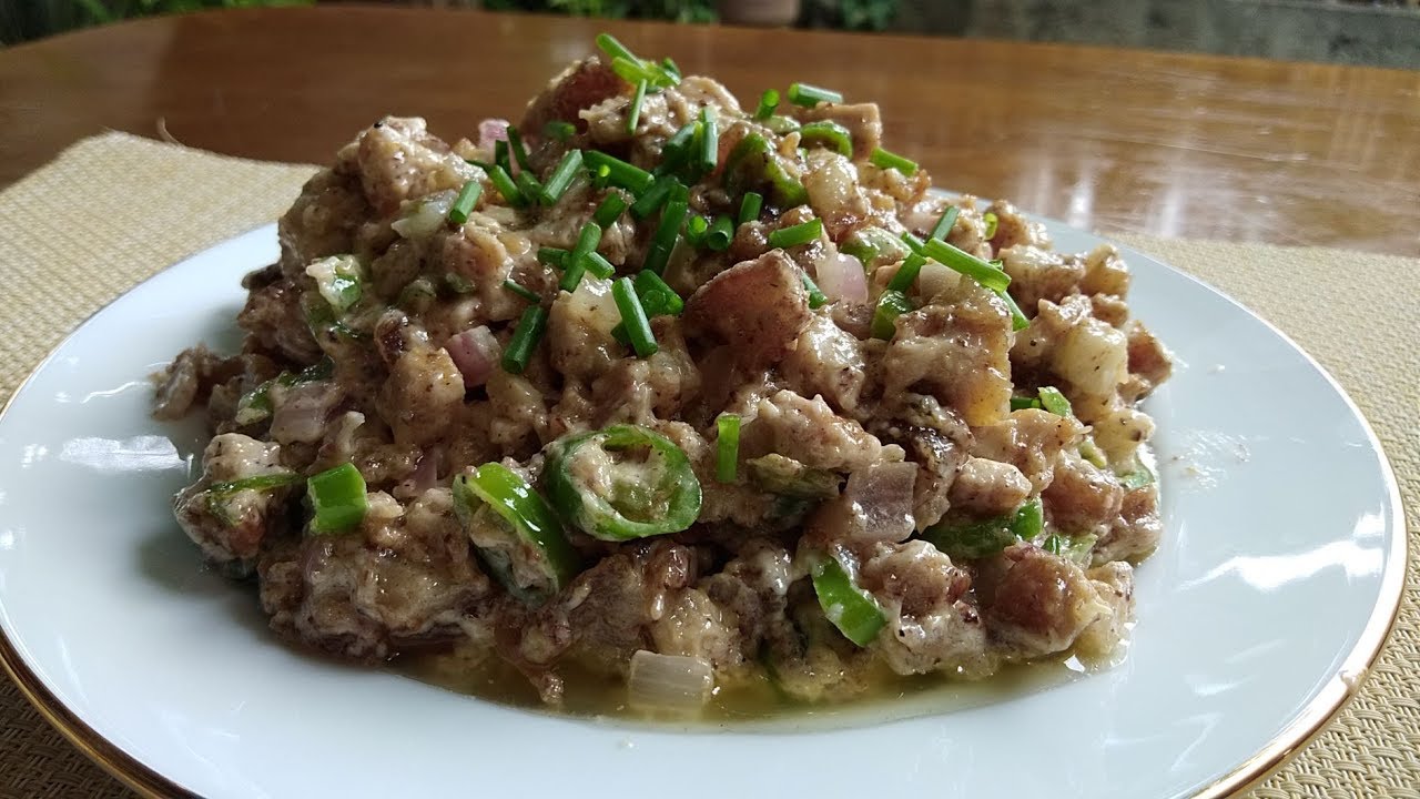 Super Crispy Pork Sisig UPGRADED sa sarap - YouTube