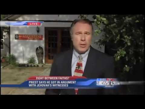 Fist Fight: Priest Vs. Jehovah's Witnesses - YouTube