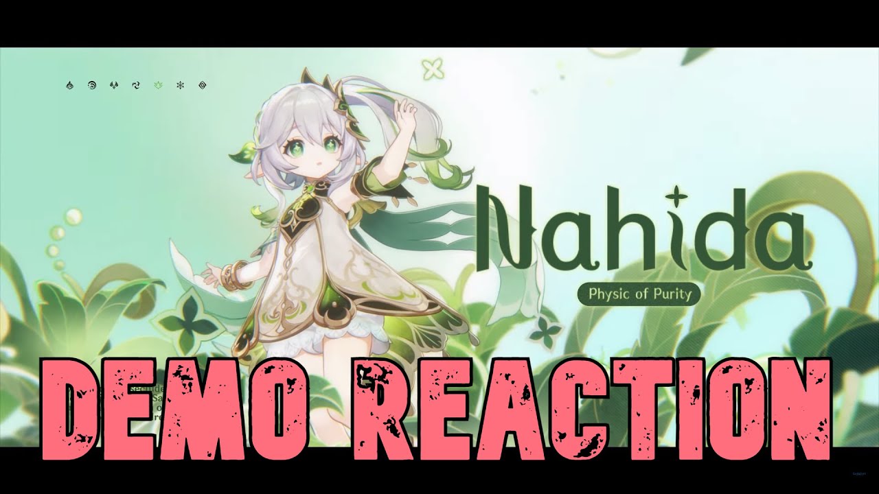 Nahida Character Demo (Dendro Archon) Genshin Impact | GoldDemon12 ...