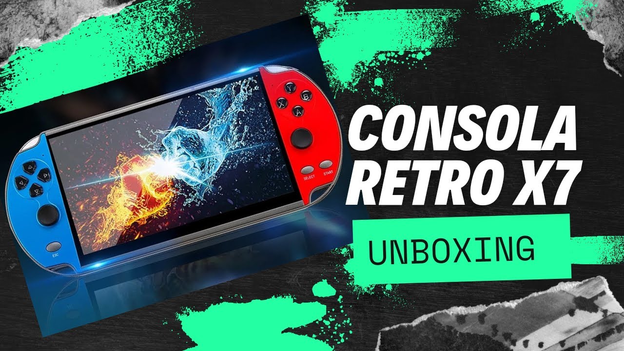 Consola Retro X7 UNBOXING - YouTube