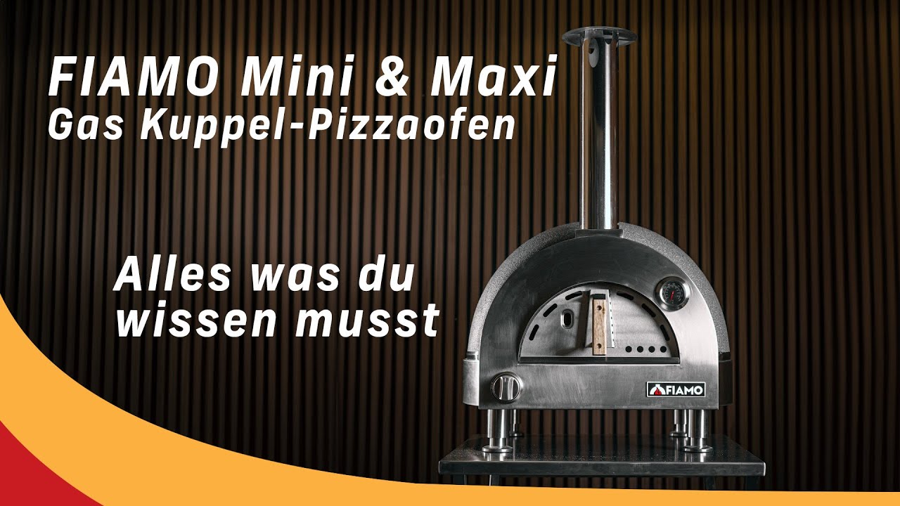 FIAMO Mini & Maxi | Alles was du über die Gas Kuppel-Pizzaöfen wissen ...