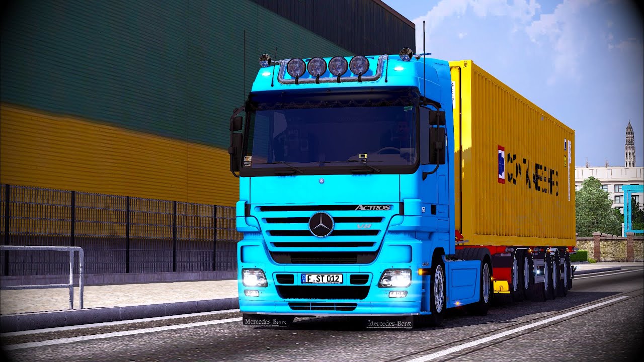 MERCEDES MP2 V8 ETS 2 - YouTube