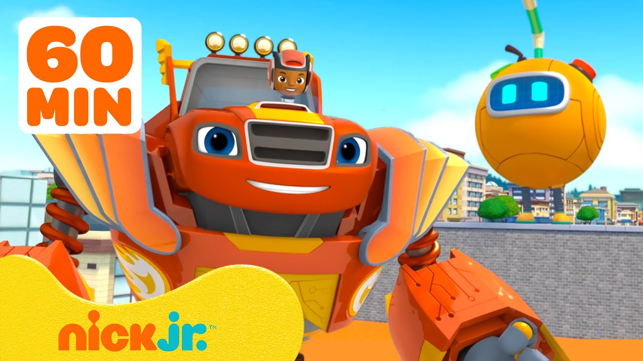 Blaze Shrinks an Orange Juice Robot & More NEW Episodes! 🍊 | 60 Minutes ...