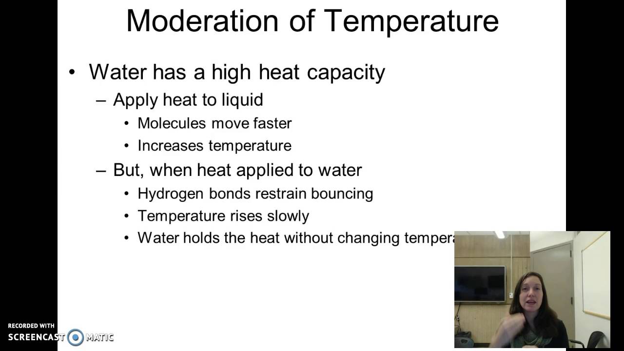Temperature Moderation Of Water