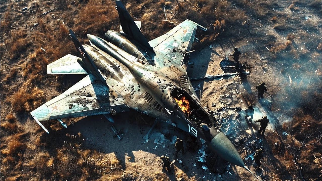 5 minutes ago, the crazy action of a Russian Su-57 shot down a US F-16 ...