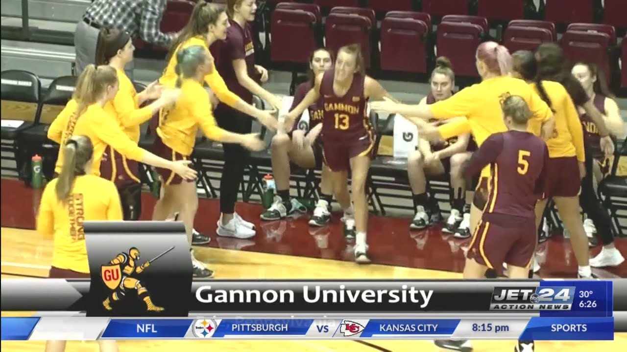 Gannon women's basketball at IUP - YouTube