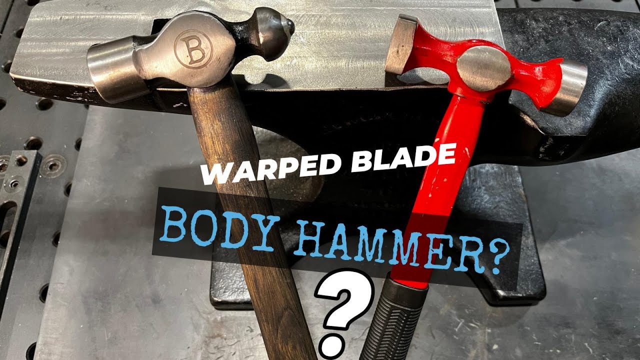 Warped Knife Blade - Autobody Hammer VS Bluejawz Carbide Hammer - YouTube