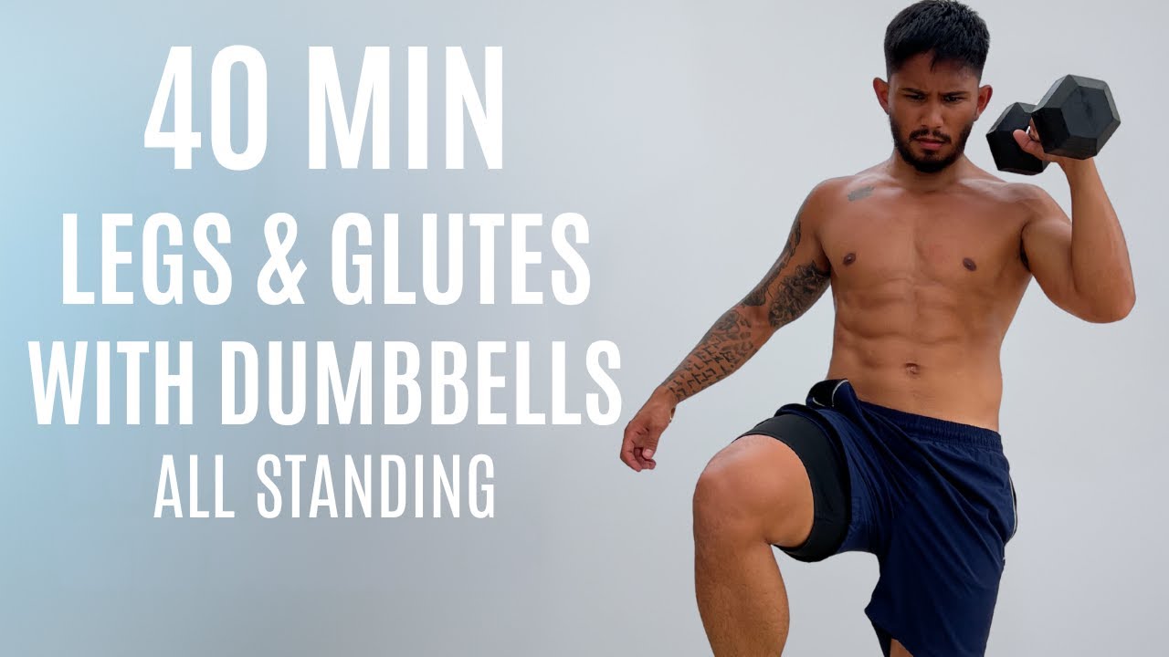 40 MIN LEGS & GLUTES DUMBBELL WORKOUT | Build Strong Legs + Grow Your ...