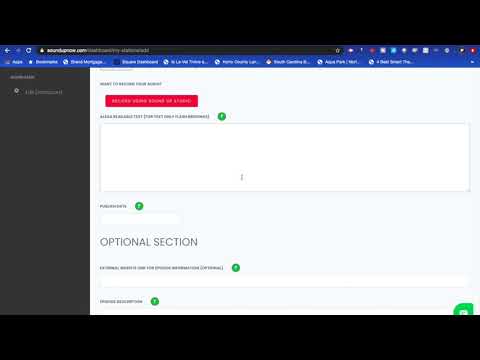 Soundup Now - Episode Upload & Schedule Tutorial