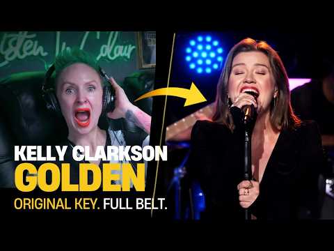 Kelly Clarkson Golden Reaction | Everyone's talking about the top note, but something else hit me