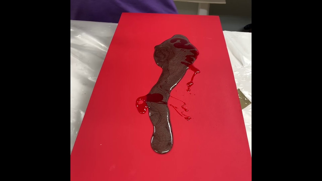 Dragon Blood Epoxy Pour PART 1 - YouTube