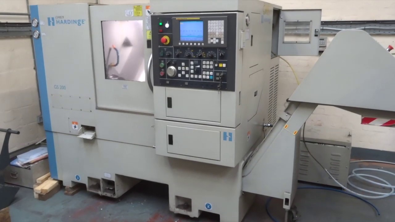 Hardinge GS200 CNC Lathe 2013 - YouTube