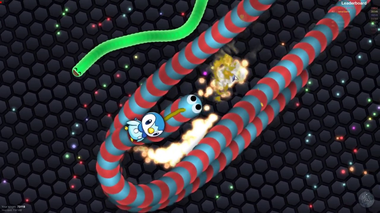 Slither io EXCELLENT SLITHERIO TACTICS #7 Epic Slitherio Gameplay ...