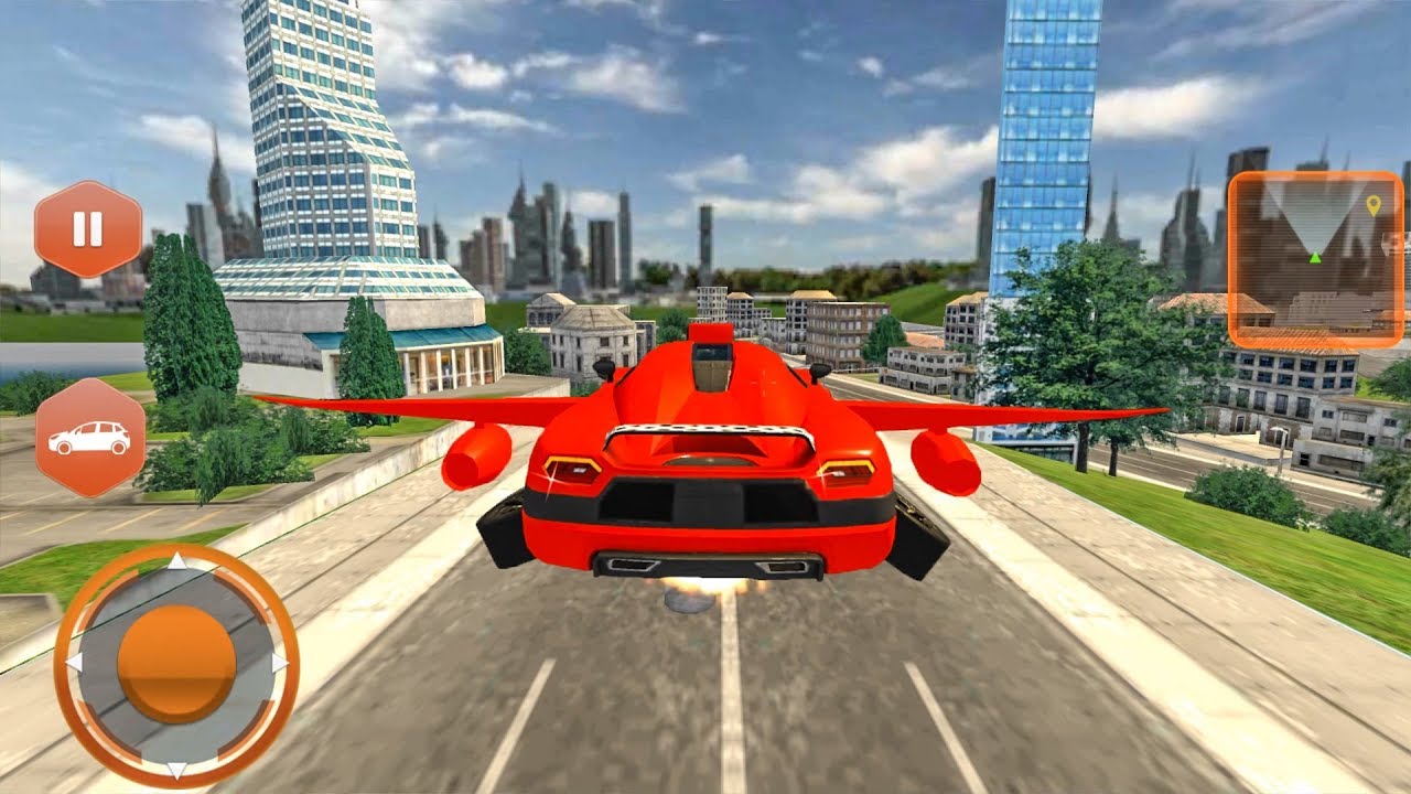 Flying Car City Taxi - Android, iOS Games - YouTube