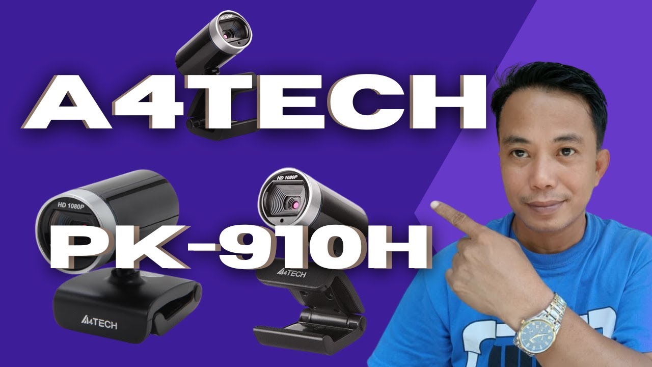 Unboxing A4tech PK-910H 1080p Full-HD Best WebCam For Windows - YouTube