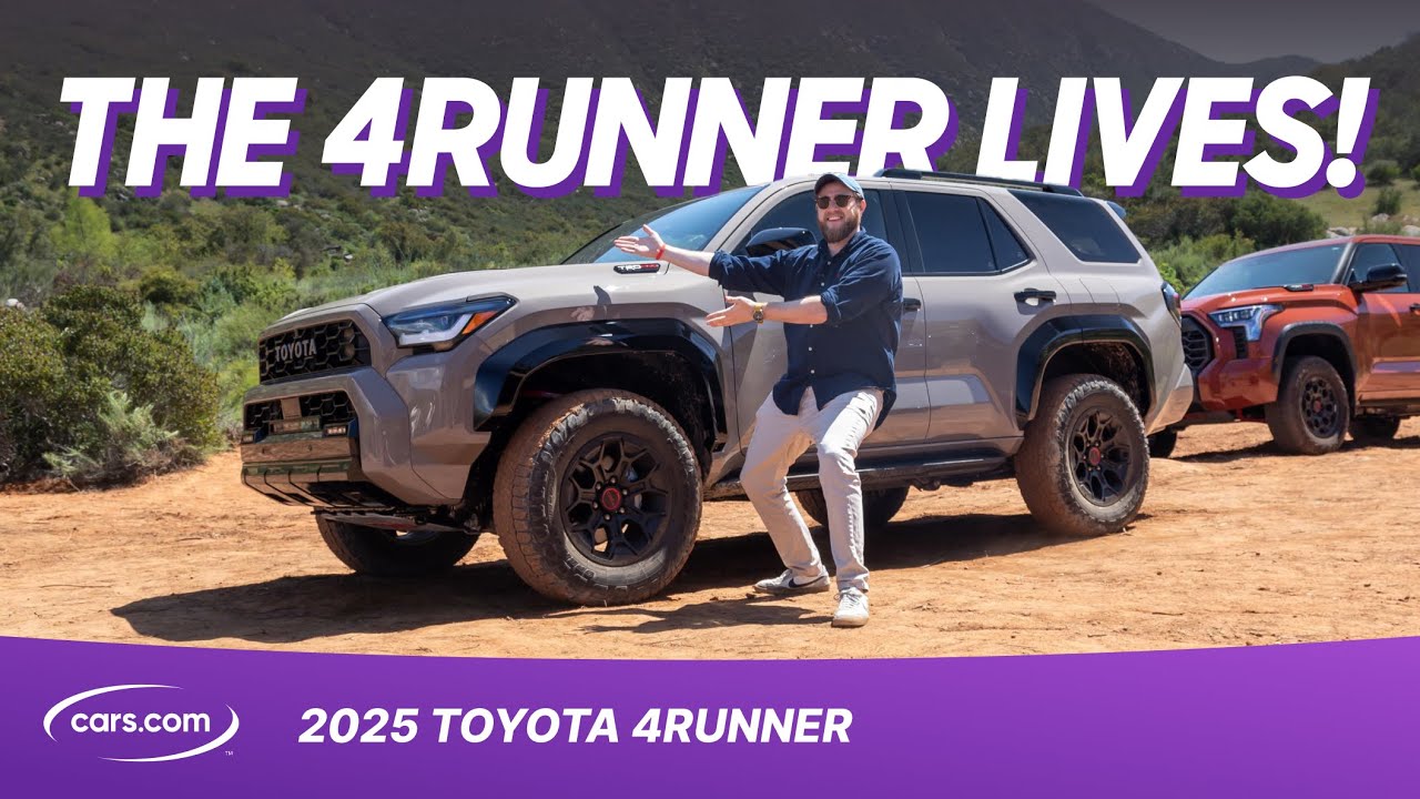 2025 Toyota 4Runner Reveals All-New Design, Hybrid Powertrain - YouTube