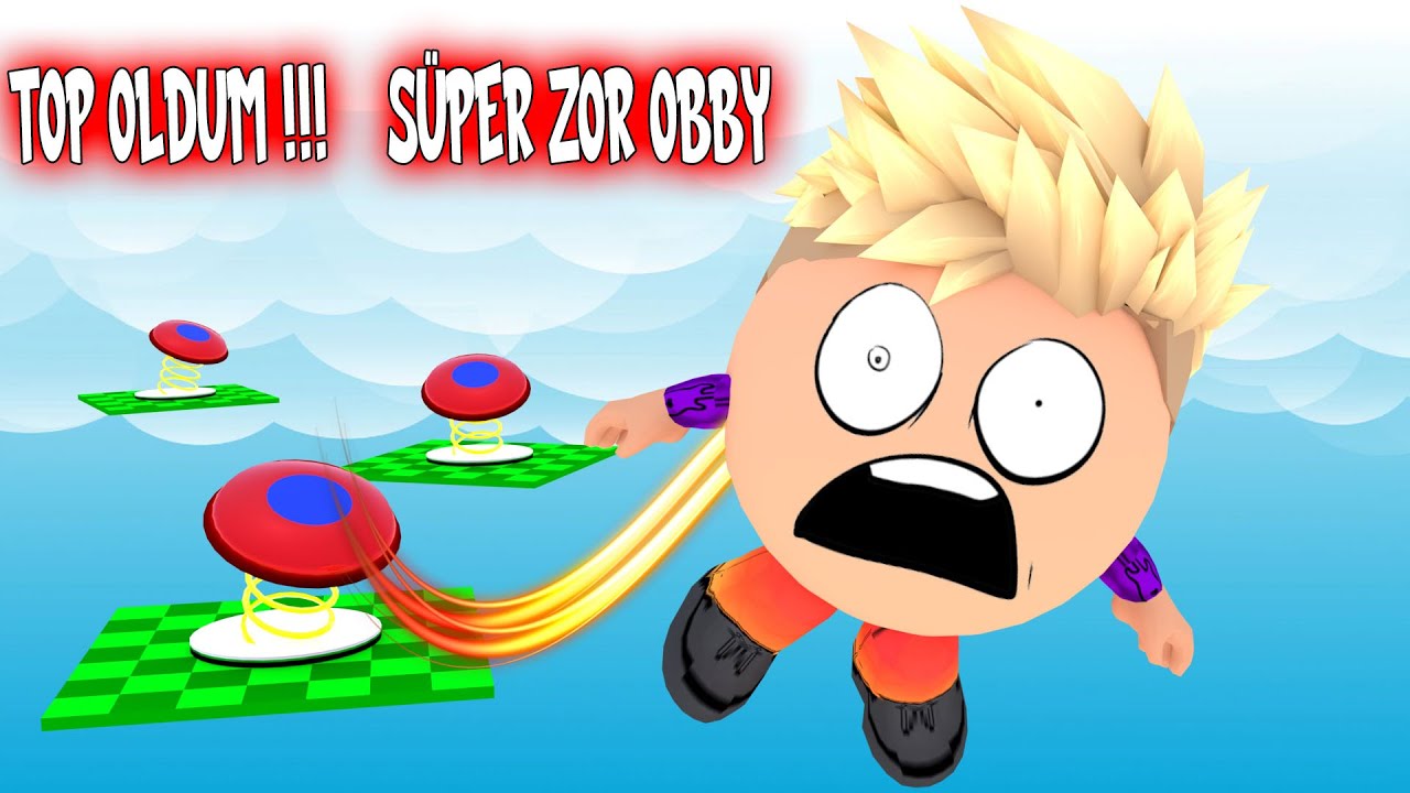 Top Oldum Ve Süper Zorlu Parkuru Geçtim | Roblox Obby But You are a ...