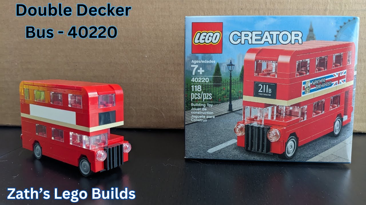 Building the Double Decker Bus : Set 40220 - YouTube
