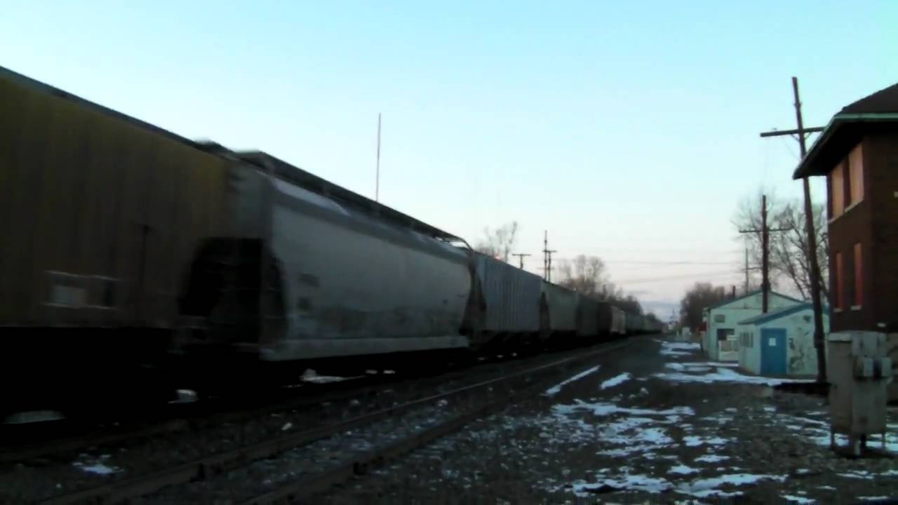 CSX, G964-05 (SB grain Train) 2/6/10 - YouTube