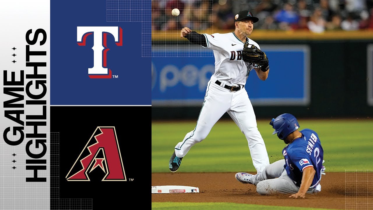Rangers vs. D-backs Game Highlights (8/21/23) | MLB Highlights - YouTube