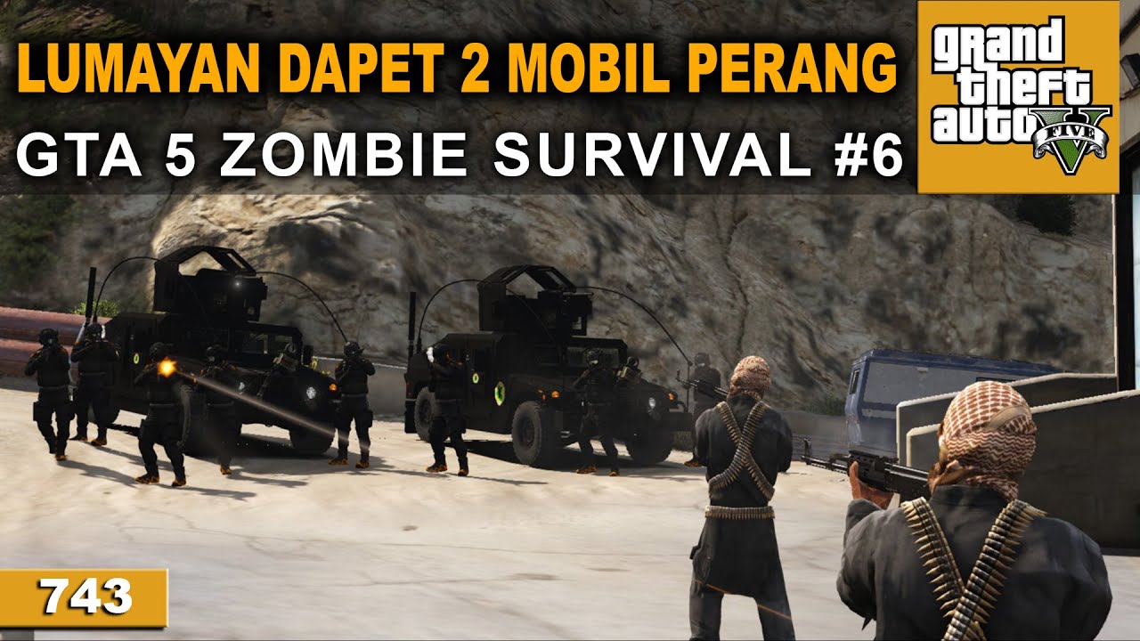 GTA 5 MOD ZOMBIE SURVIVAL - BEBASIN TAHANAN SOMALIA # 743 - YouTube