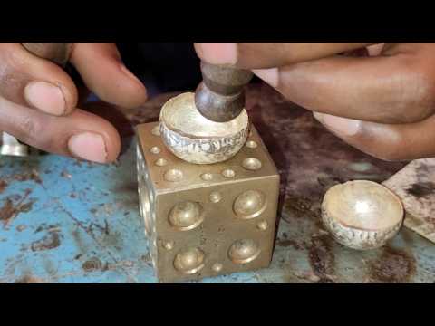 Silver supari making process ! how to make betel nut jewelry ! Handmade ...