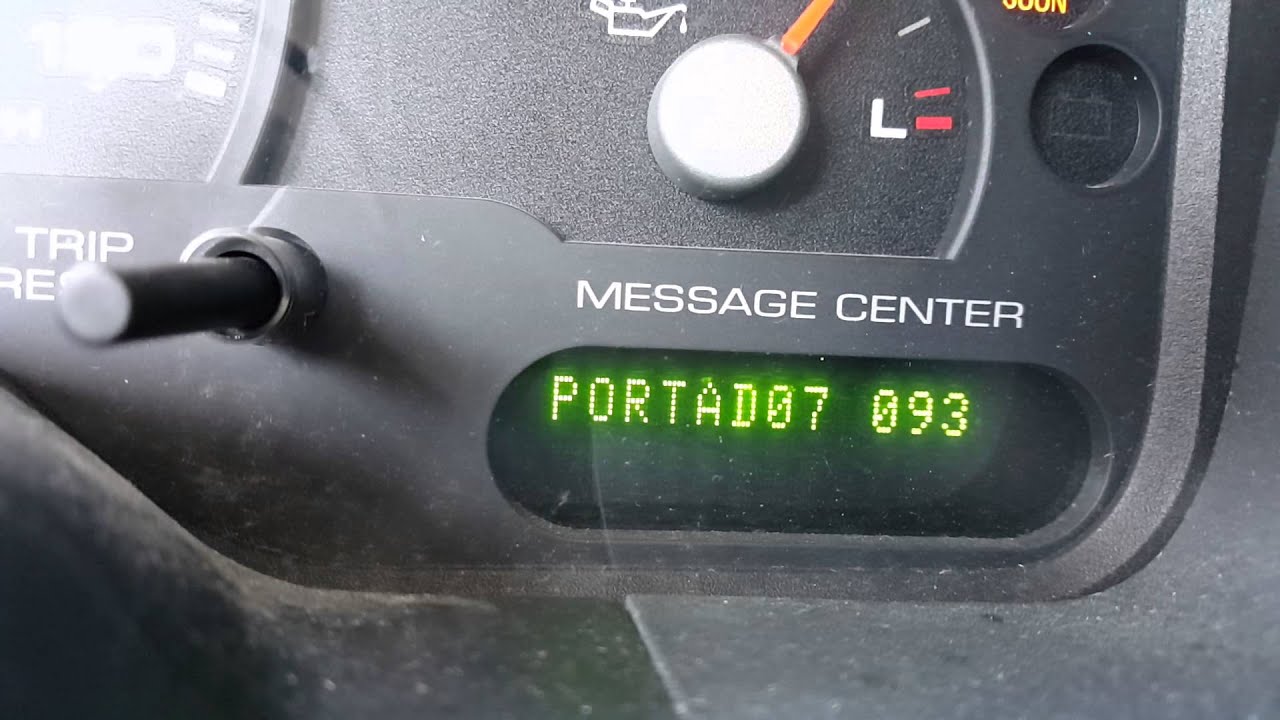 2004 Ford Explorer Dashboard Diagnostic Messages - YouTube