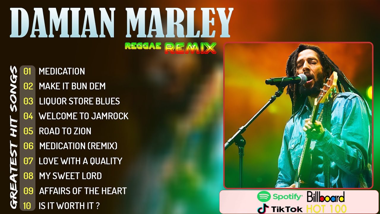 Damian Marley Greatest Hits Reggae songs 2024 Full Album - YouTube