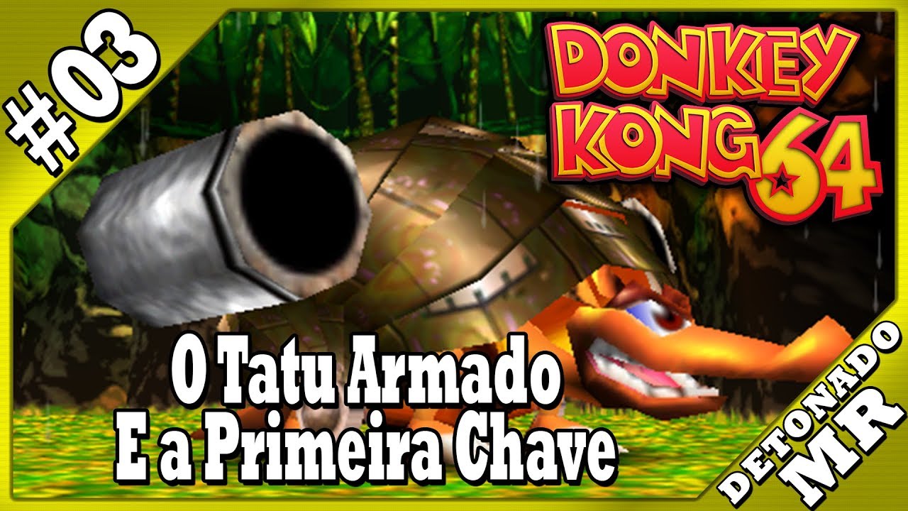 Donkey Kong 64 Parte 3 - Boss Army Dillo - YouTube