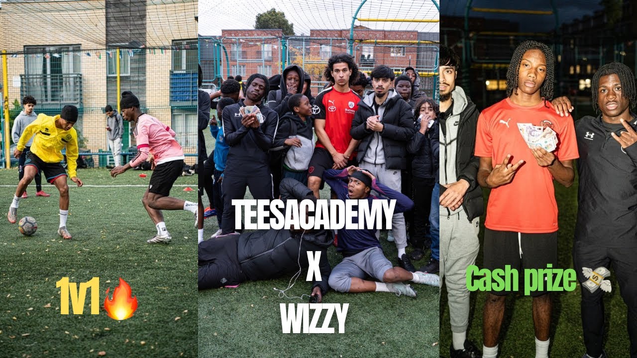 TEESACADEMY X WIZZY 1v1 FOOTBALL TOURNAMENT IN SOUTH LONDON! (Winner ...