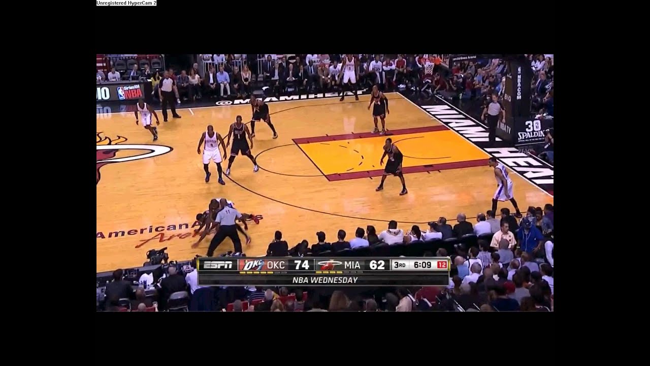 LeBron James defense on Kevin Durant 29/01/14 - YouTube