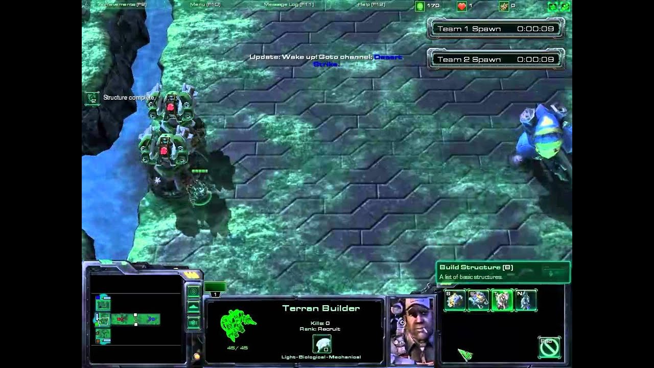 SC2 FFS Event68 Game 7 (Botched Desert Strike map) - YouTube