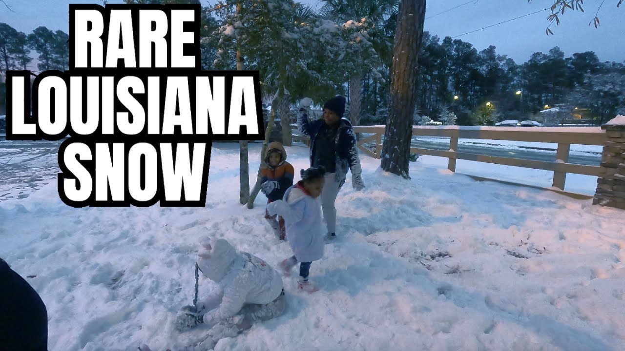 Louisiana’s Snow Day: A Rare Winter Storm Captured in Time-Lapse - YouTube