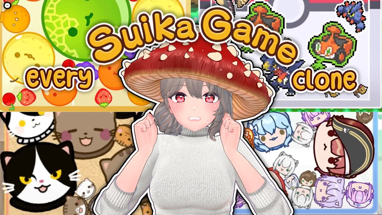 【SUIKA】Make the melons touch, and the... cats? And the Pokemon? What ...