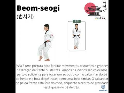 Movimentos Taekwondo - Beom seogi - YouTube