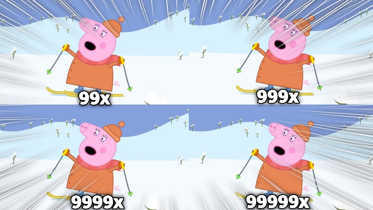 Peppa Pig Official Mummy Pig Intro Logo Boost at 999999x Speed - YouTube