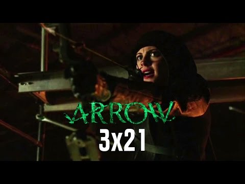 Arrow 3x21 - Thea shoots Oliver with an Arrow
