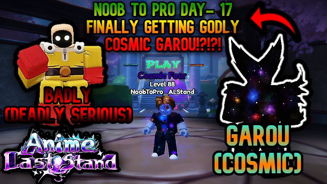 FINALLY Getting COSMIC GAROU and SAITAMA!?!?! (Noob To Pro Day-17) in ...