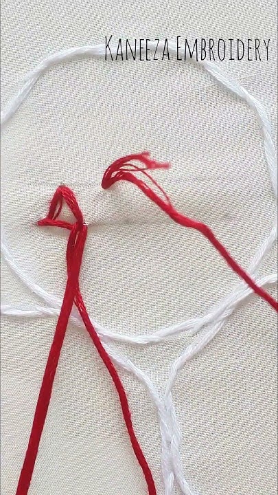 How to embroider closed blanket Stitch - YouTube