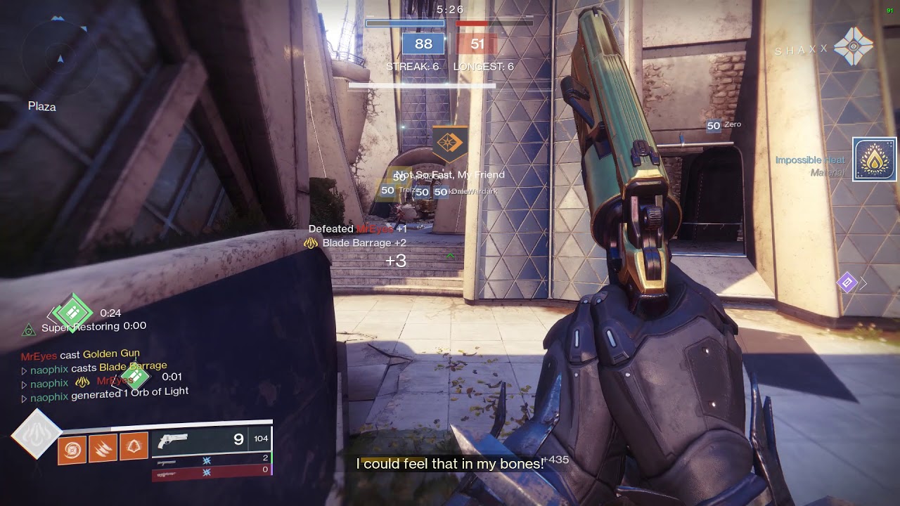 Destiny 2 Mayhem Blade Barrage with Shards of Galanor - YouTube