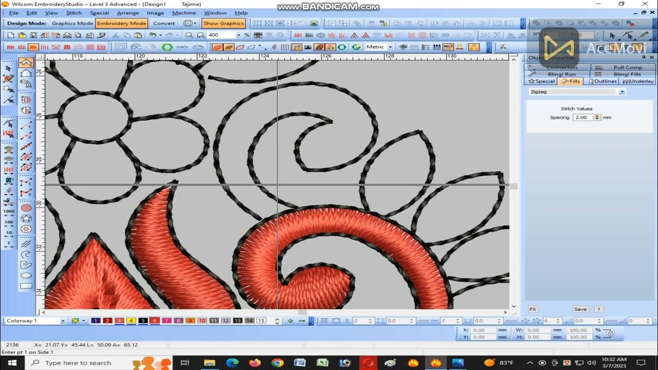 Wilcom Embroidery E2 - YouTube