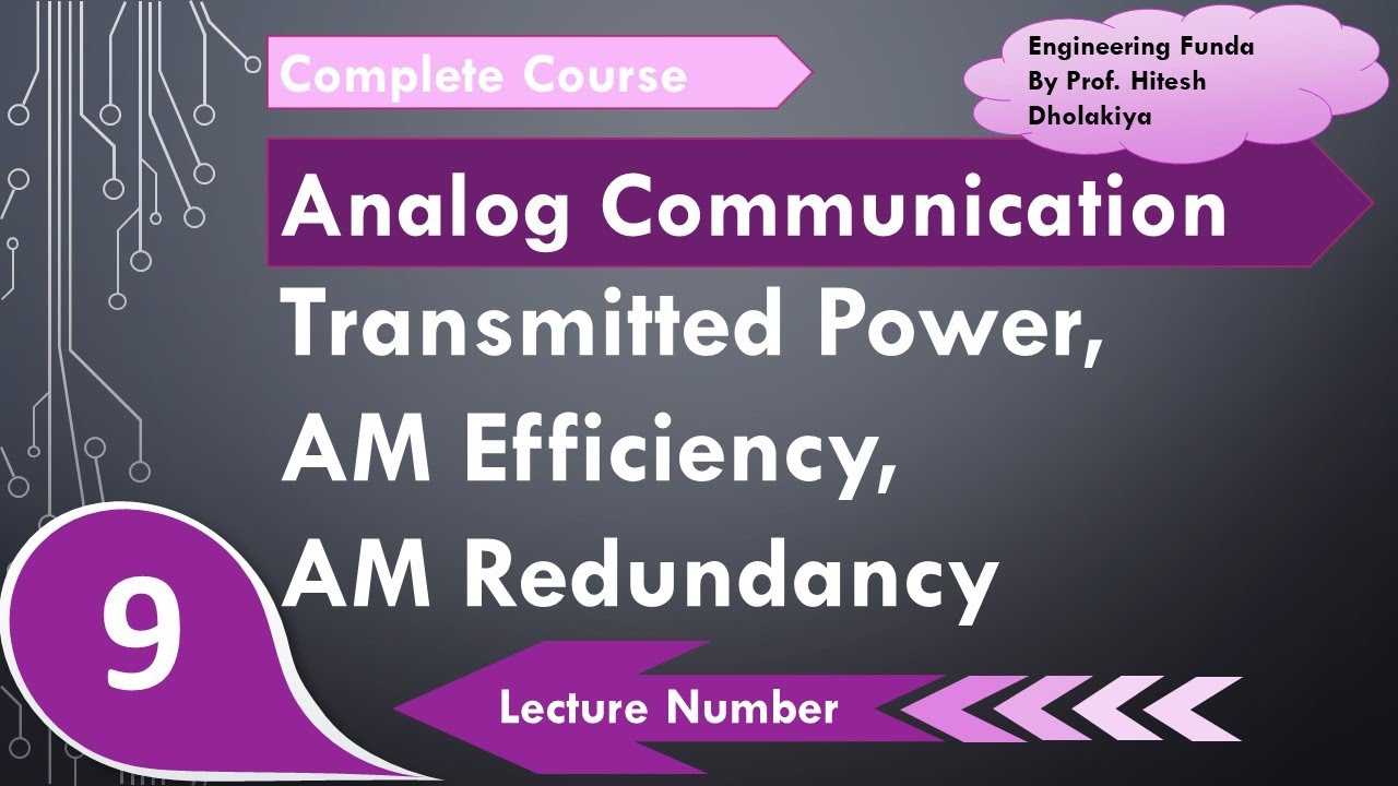 AM signal Transmitted Power | Amplitude Modulation Efficiency ...