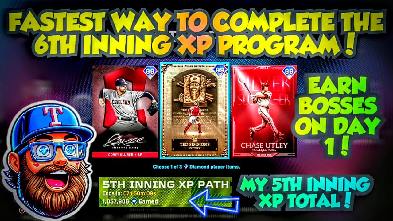 *NEW* FASTEST WAY TO COMPLETE THE 6TH INNING XP PROGRAM IN MLB THE SHOW ...