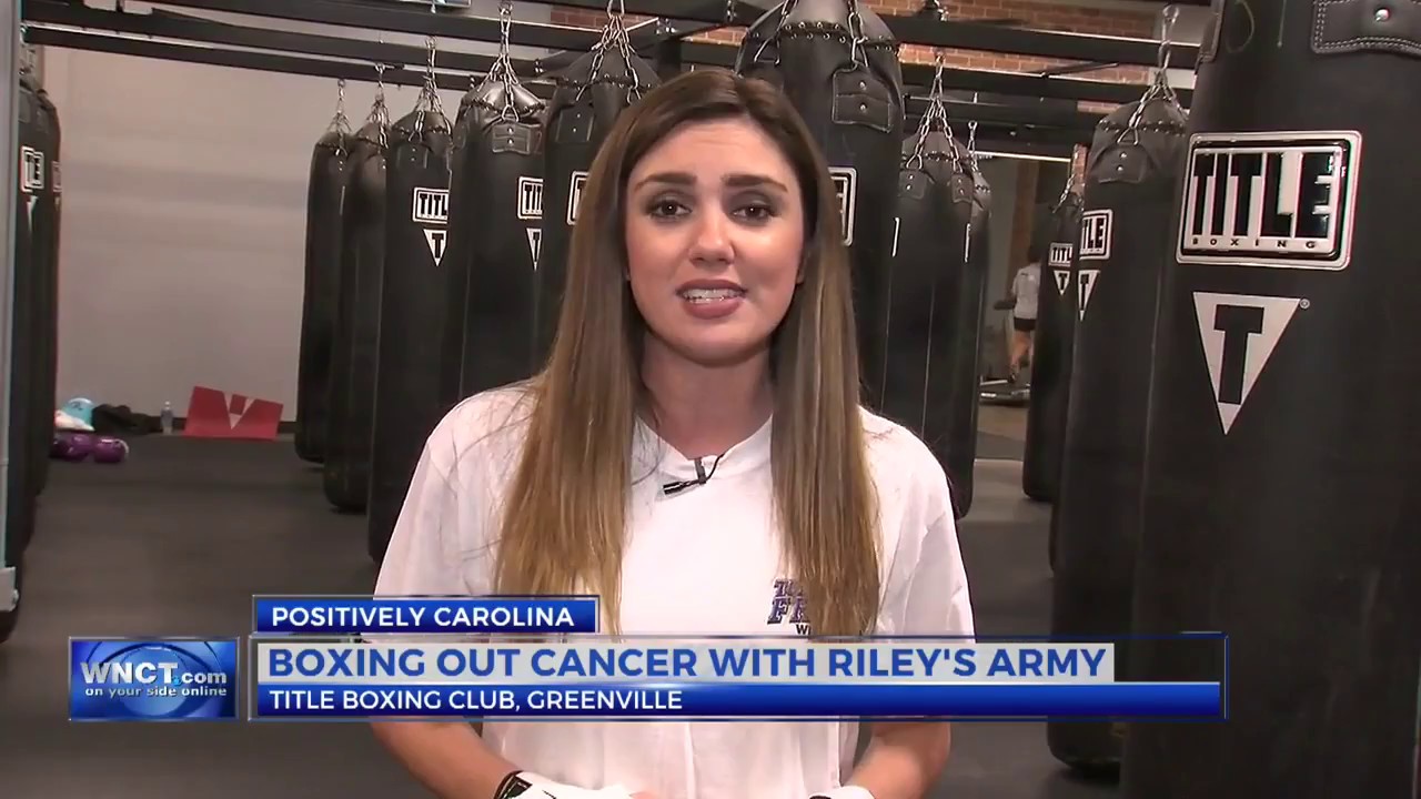 Boxing out Cancer with Riley's Army and Title Boxing - YouTube