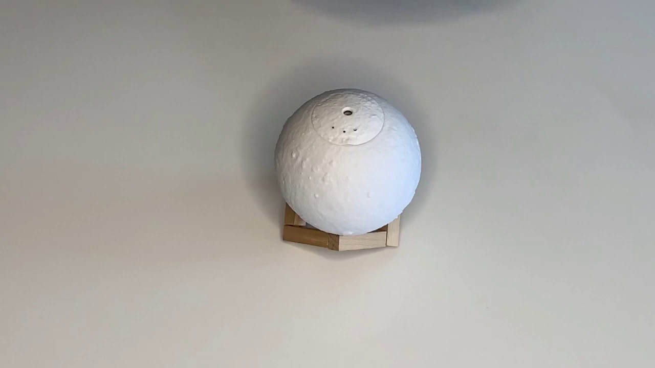 3D Moon Shaped Air Humidifier - YouTube