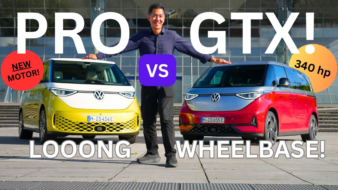 Volkswagen ID.Buzz GTX and ID.Buzz Pro LWB (long wheelbase) review ...
