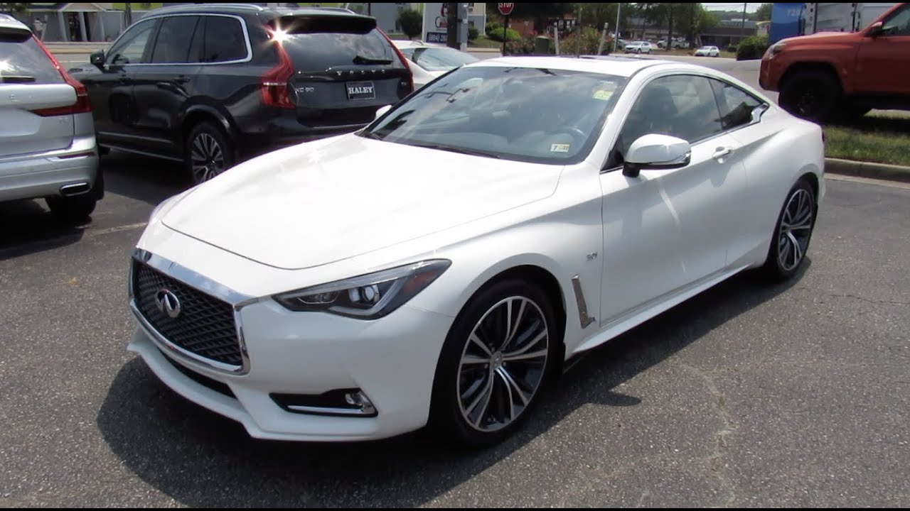 *SOLD* 2018 Infiniti Q60 Coupe 3.0T Luxe Walkaround, Start up, Tour and ...
