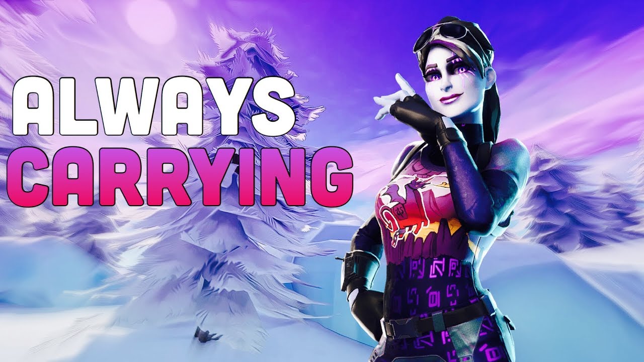 Always carrying somebody | Squad clutch with Axel | Fortnite Battle ...