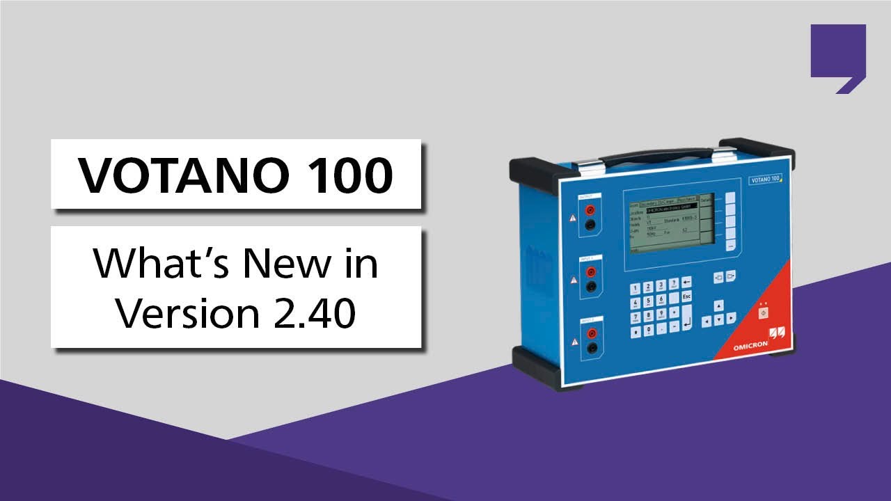 What's New in VOTANO 100 Version 2.40 - YouTube
