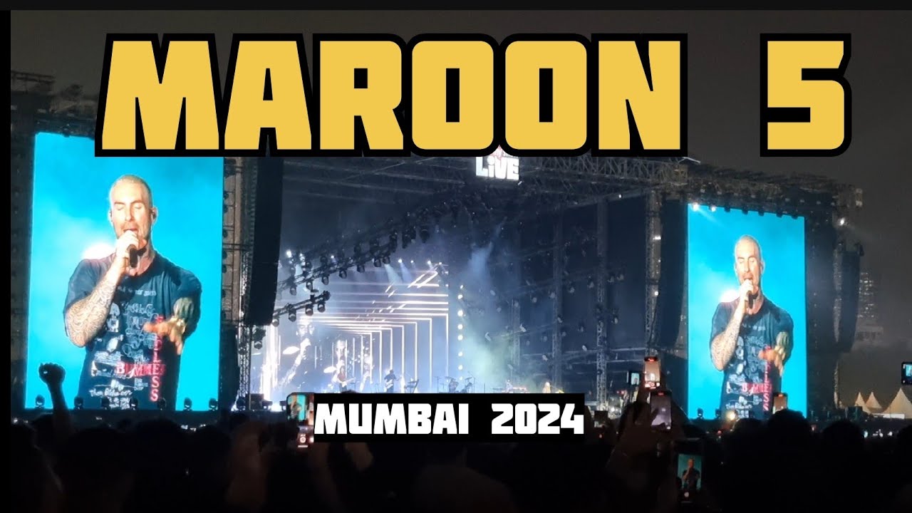 MAROON5 Mumbai Concert 2024 #maroon5 #mumbai - YouTube Music